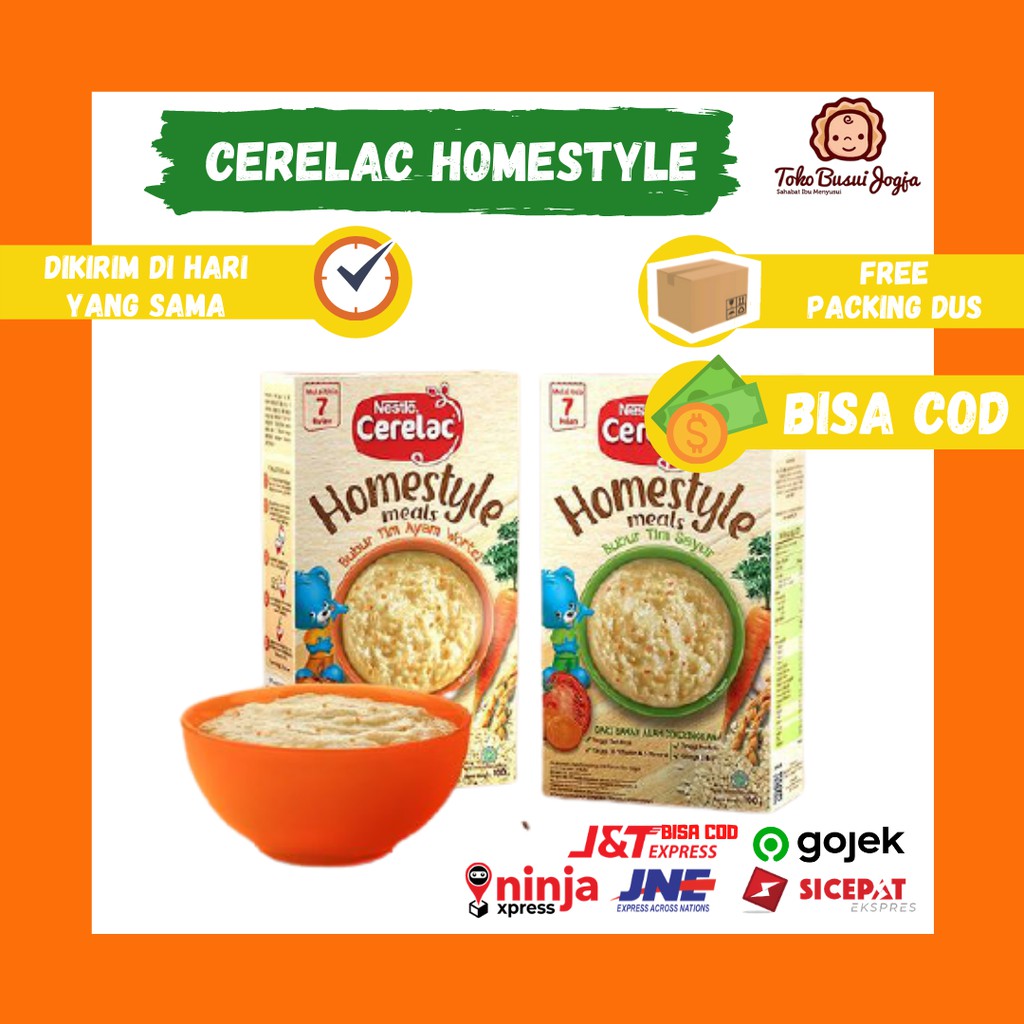 Jual Cerelac Homestyle Nestle Bubur Tim Ayam Wortel Sayur Bubur Bayi ...