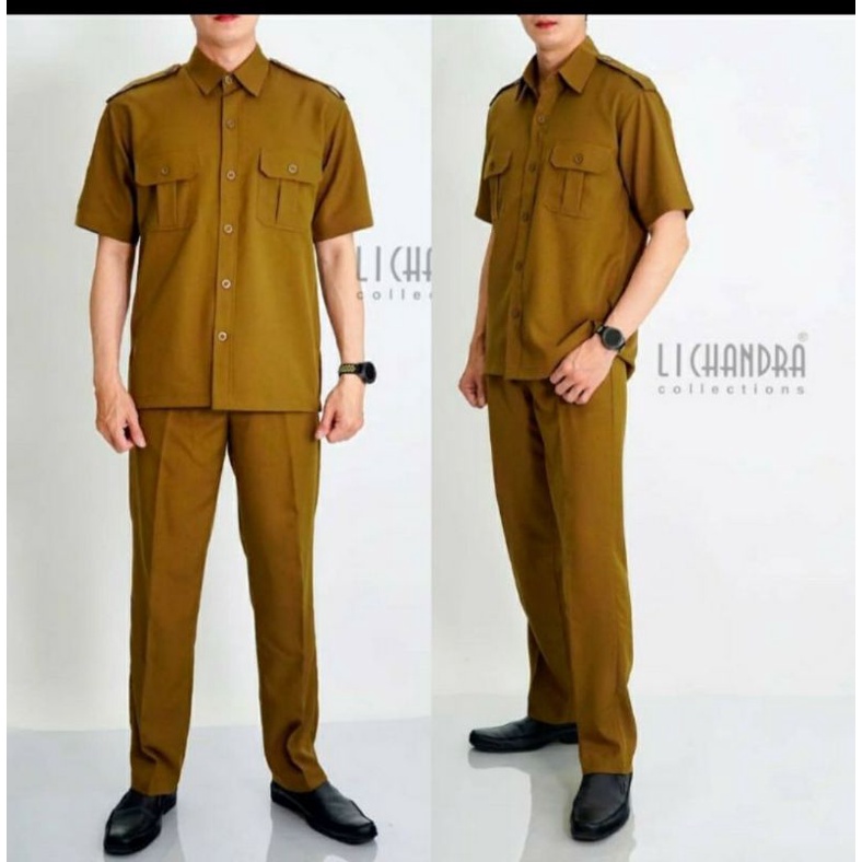 Jual SERAGAM SAFARI PRIA, SAFARI PEMDA PRIA, SERAGAM SAFARI DINAS ...