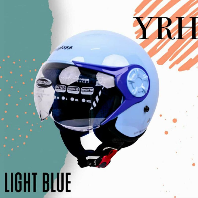 Jual YRH Hijab Cargloss Light Blue (AS) | Shopee Indonesia