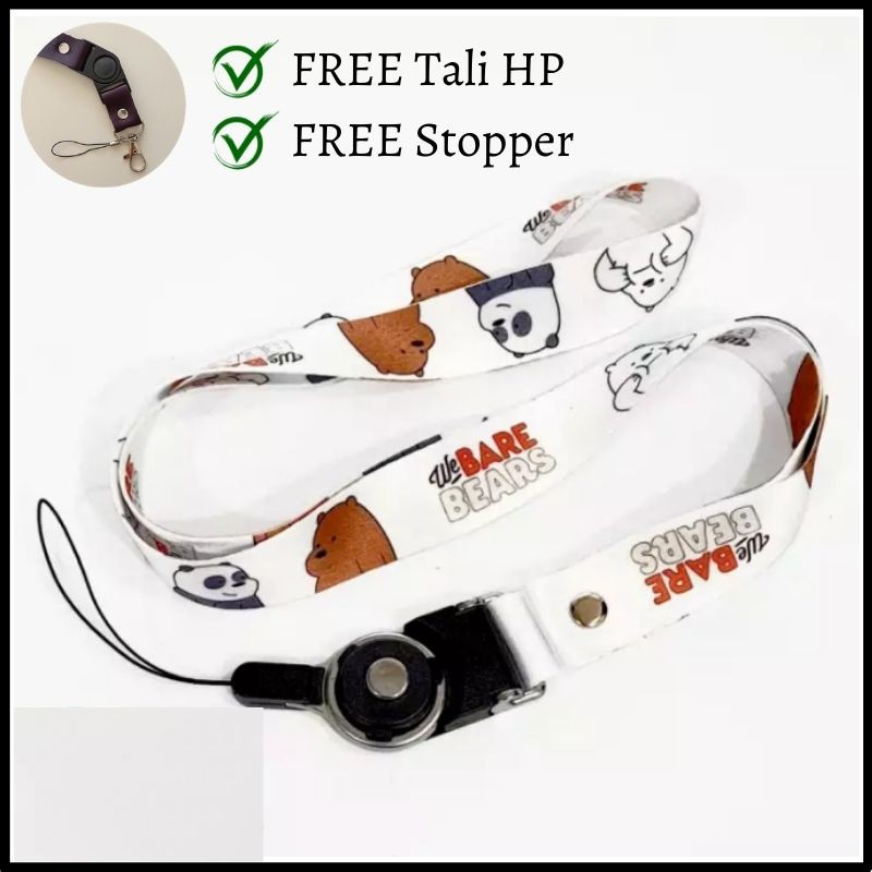 Jual Tali Lanyard Film Panda / Custom Lanyard Tali Gantungan Kunci HP ...