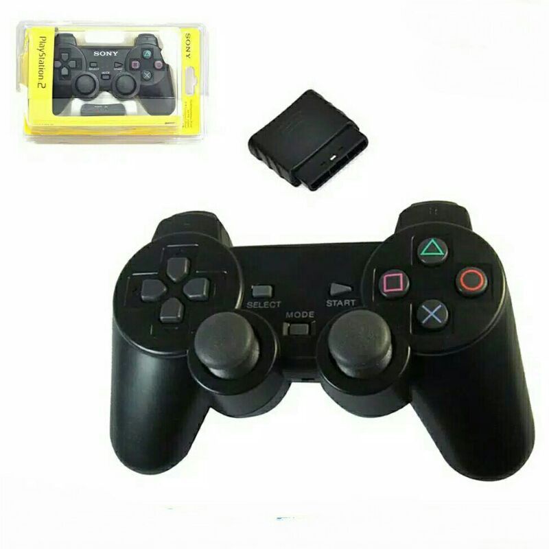 Jual STIK PS2 WIRELESS dualshock 2 with analog OP | Shopee Indonesia