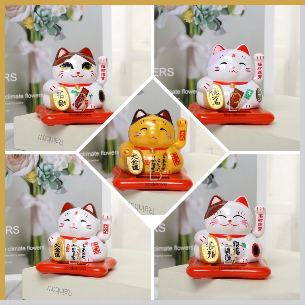 Jual Patung Pajangan Kucing Hoki Hokki Hoky Rejeki Rezeki Maneki Neko ...
