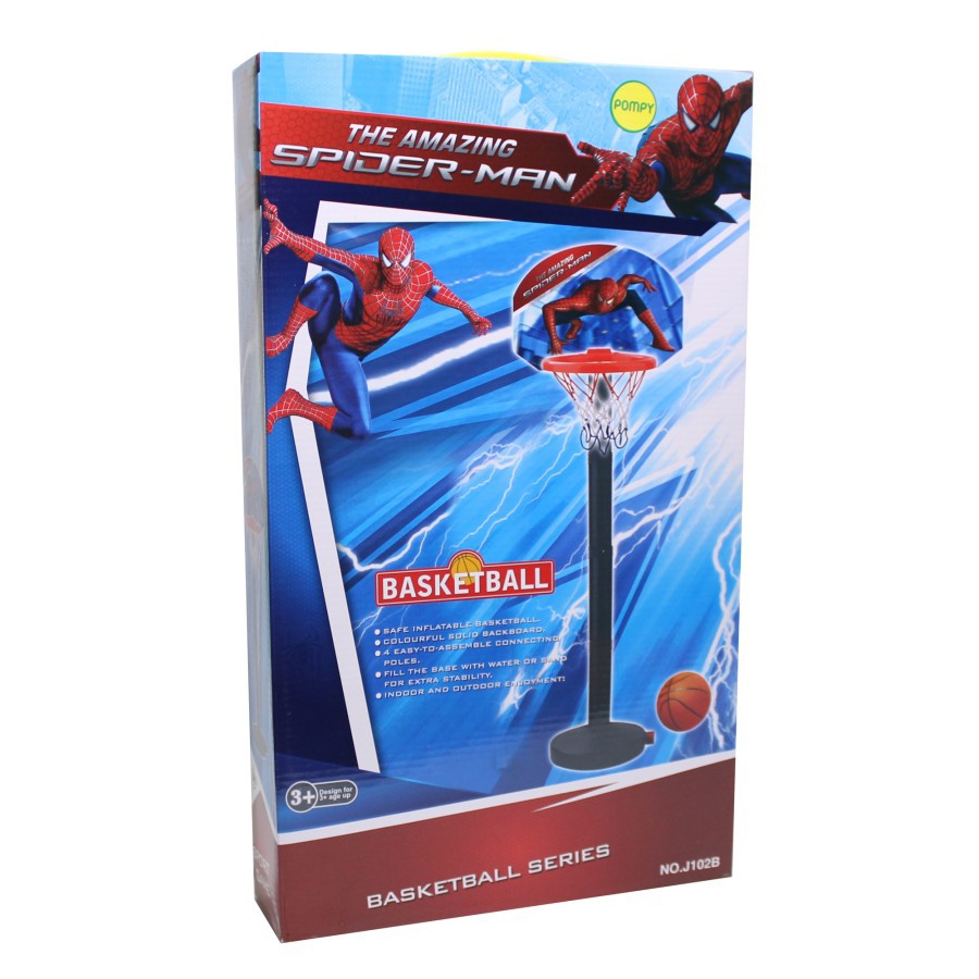 Jual Mainan Tiang Basket Spiderman - Basketball Set Sport J102B ...