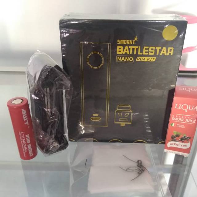 Jual vape paket siap kebul smoant battlestar nano rokok elekrtick ...