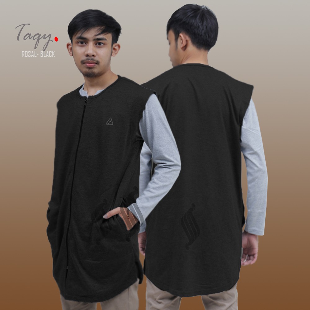 Jual rosal rompi sholat / rompi sholat zipper / rompi solat / baju ...