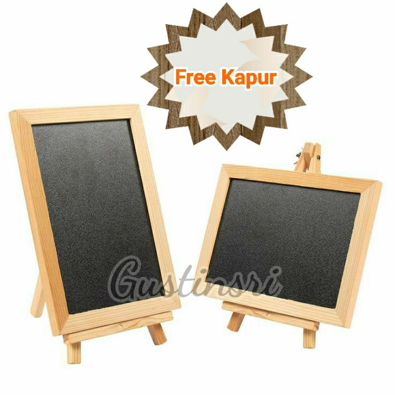 Jual PAPAN TULIS KAPUR PAPAN BOARD KAYU PAPAN MENU KAYU MAINAN EDUKASI ...