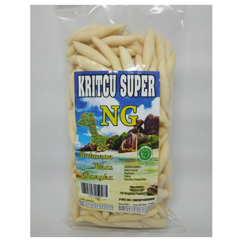 Jual Kericu Kritcu Kerupuk Telor Cumi Snack Cemilan Khas Bangka Cap NG ...