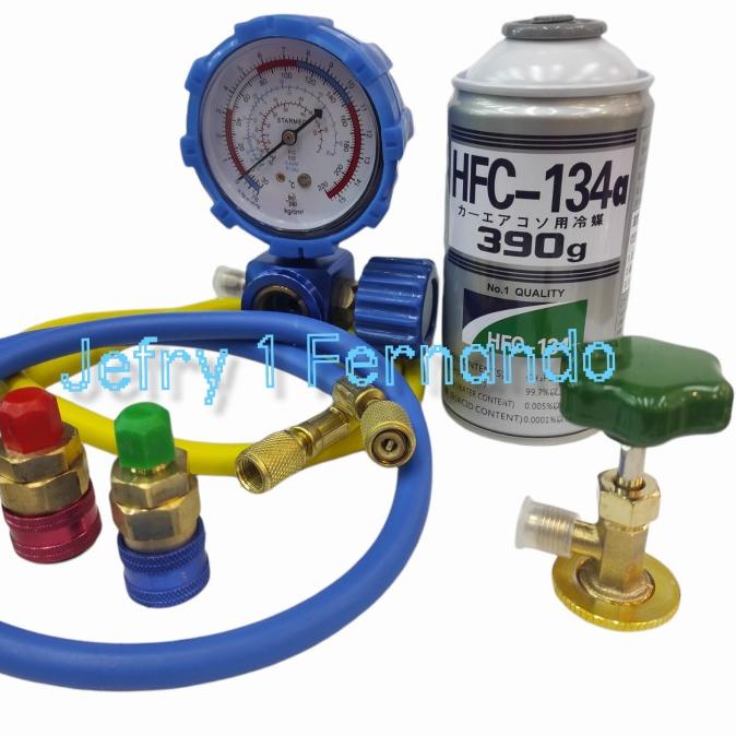 Jual Paket Isi Freon Ac Mobil Dan Kulkas Manifold Single Sighlas R134A ...
