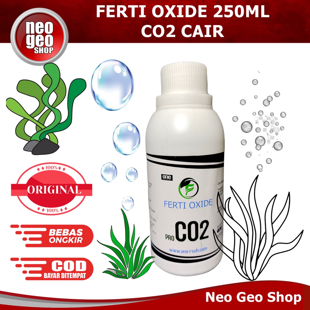 Jual FERTI OXIDE PRO CO2 250 ML 250ML Pupuk Cair Tanaman Aquascape ...