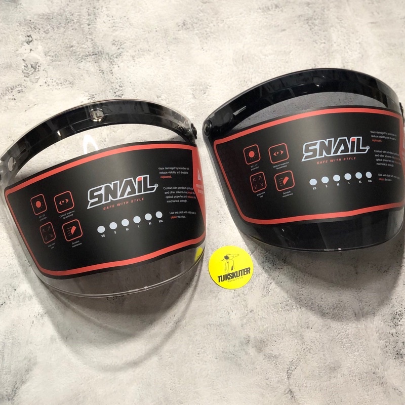 Jual Snail Kaca Visor Helm Model Flat New Colour Original Universal ...
