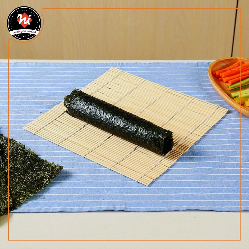 Jual BAMBOO SUSHI MAT ROLLER - BAMBU PENGGULUNG SUSHI | Shopee Indonesia