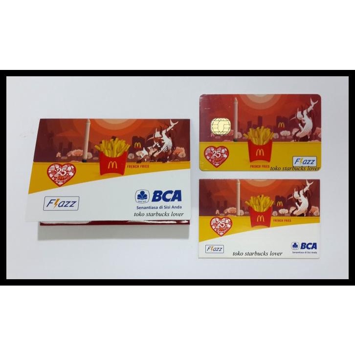 Jual Kartu Flazz Bca Etoll Edisi Mcd Mcdonalds Surabaya | Shopee Indonesia