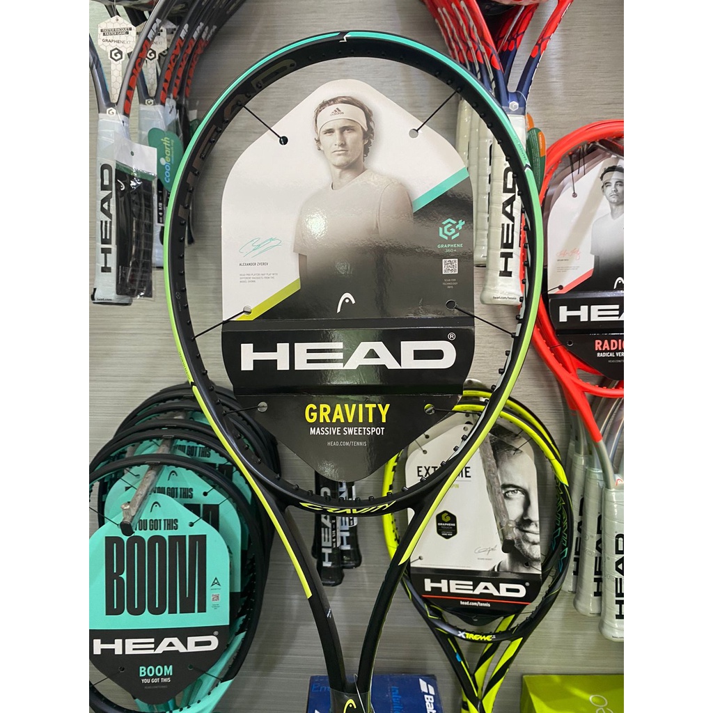 Jual Raket Tenis HEAD GRAVITY S 2021 (285g / 104 inc / Grip Size 2) | Shopee Indonesia