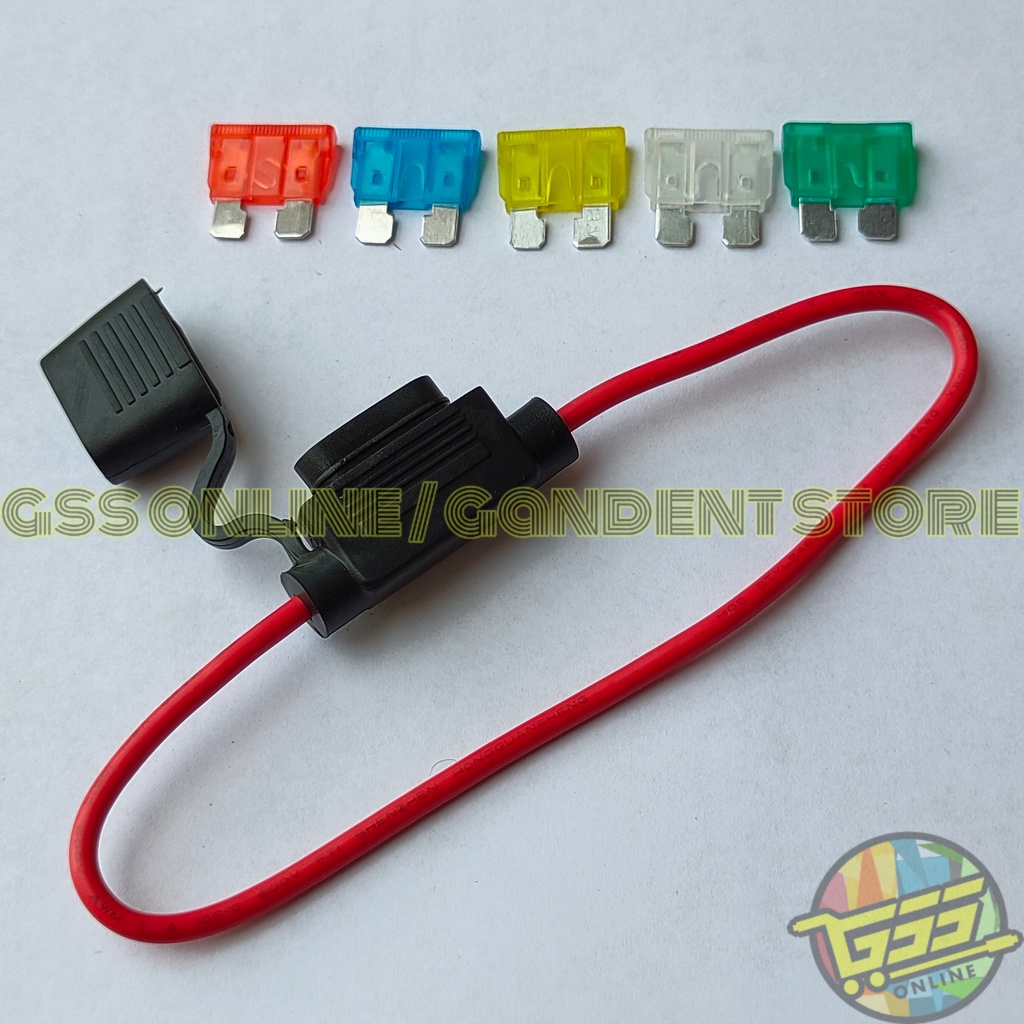 Jual Soket sekring DX besar fuse holder dudukan rumah sekring fuse box ...