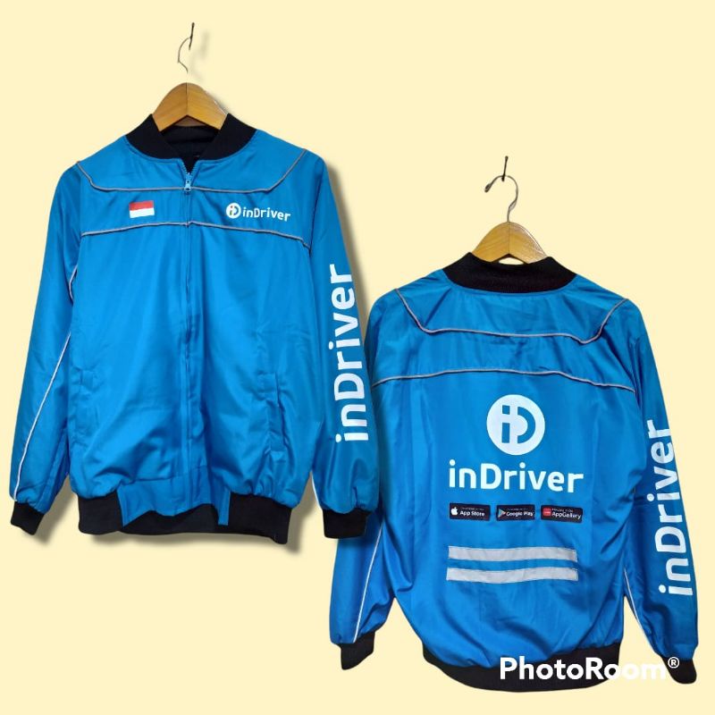 Jual jaket driver indriver biru jaket parasut ojeg online indriver ...