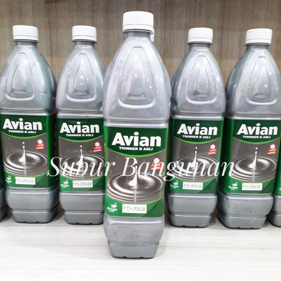Jual Thinner B asli 1 Liter - Avian | Shopee Indonesia
