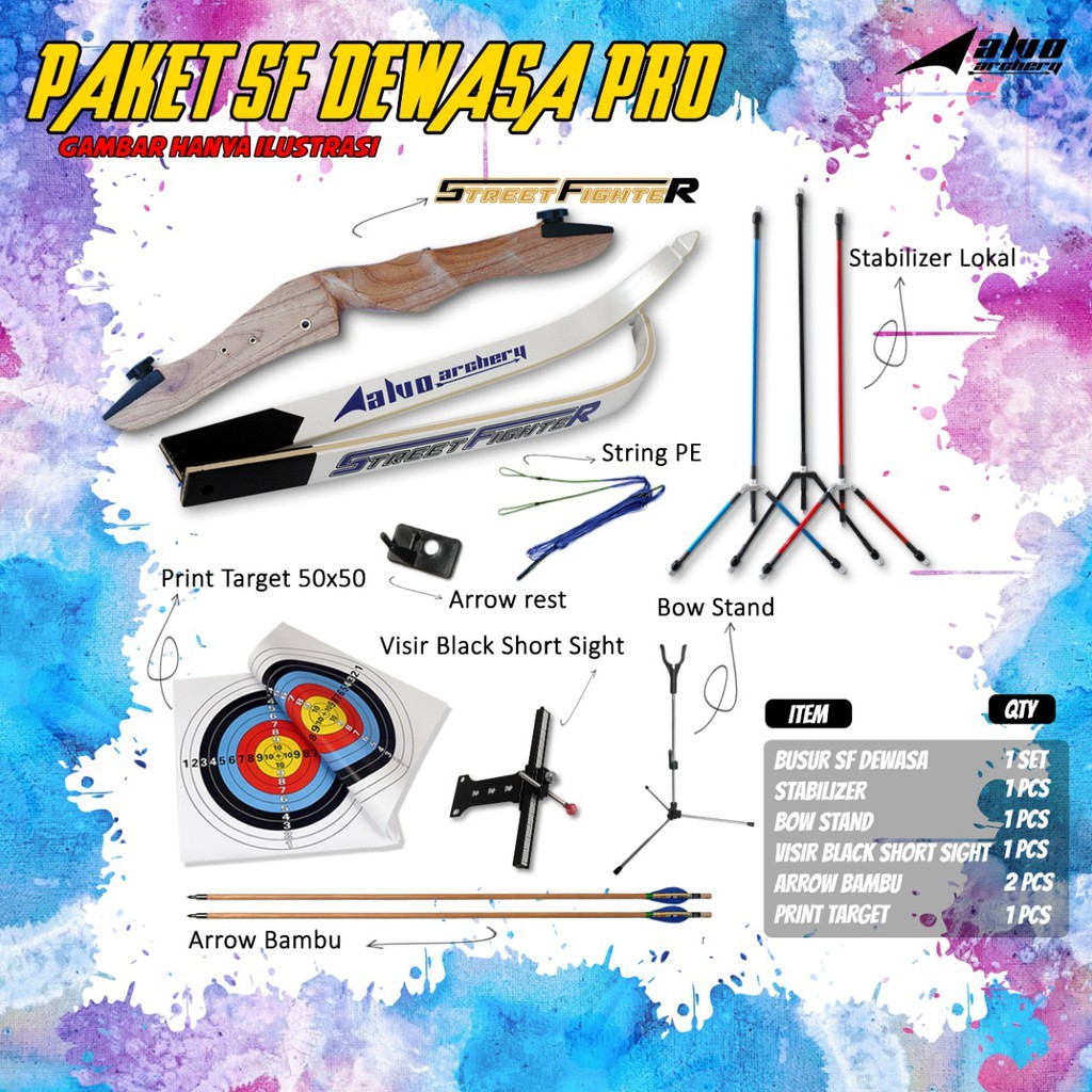 Jual PAKET PRO-PAKET LENGKAP PANAHAN-STABILIZER-MURAH-ALVO ARCHERY ...