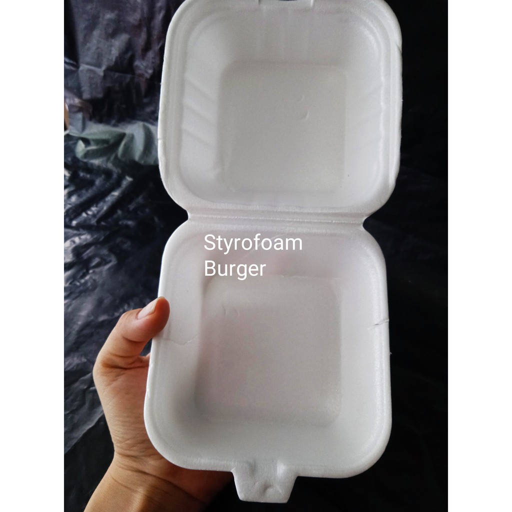 Jual Styrofoam Burger/Burger Box isi 200 pcs | Shopee Indonesia