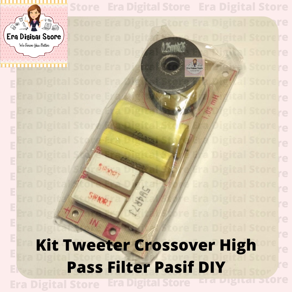 Jual Kit Tweeter Crossover High Pass Filter Pasif DIY Filter Bass ...