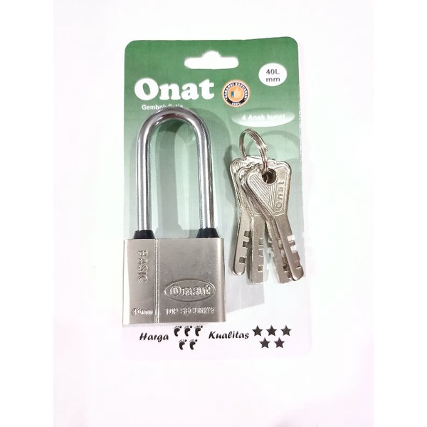 Jual gembok satin onat 40mm panjang | Shopee Indonesia