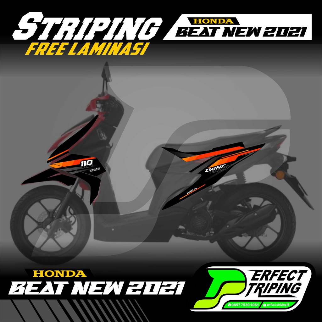 Jual Stiker Striping Honda BEAT FI / BEAT STREET NEW 2020 - 2022 ...