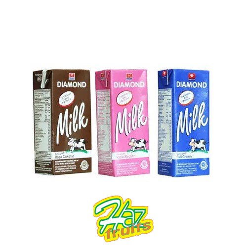 Jual Diamond Milk UHT / Susu UHT 200 ml x 24 Pcs ( 1 Karton ) | Shopee Indonesia