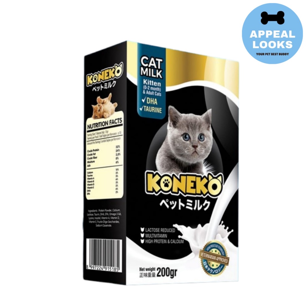 Jual Susu Kucing KONEKO Cat Milk Sachet 20gr / Premium Milk for Adult ...
