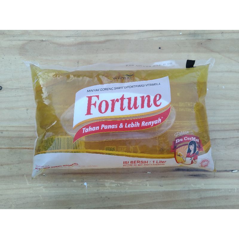 Jual minyak goreng fortune 1 liter (kemasan bantal) | Shopee Indonesia