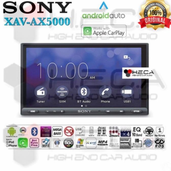 Jual Head Unit Double Din Sony Xav-Ax5000 Mobil Universal Carplay ...