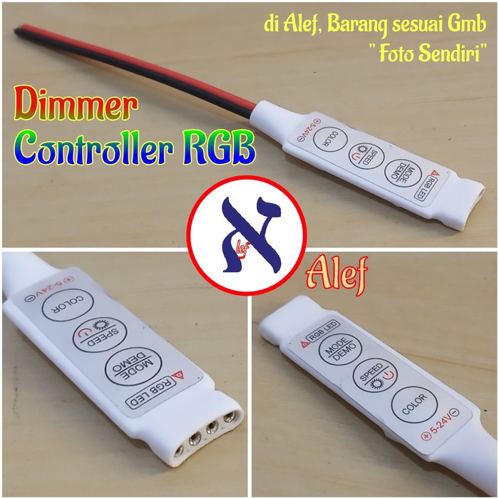Jual dimmer controller led RGB 5 12 ~ 24 volt color strobo auto ...