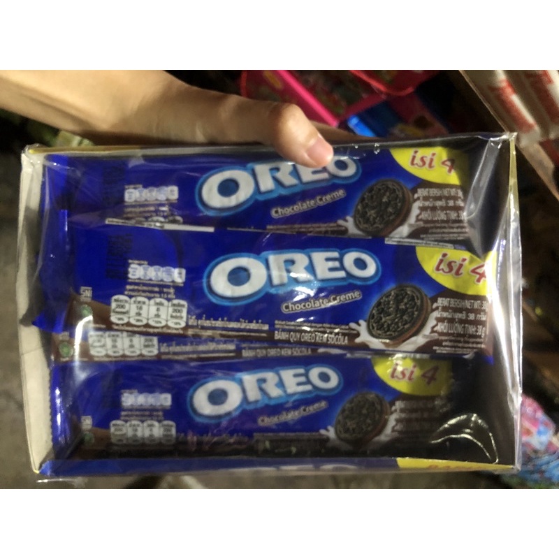 Jual Oreo Krim COKLAT isi 4 PCS x 12 Sachet x 38 Gram | Shopee Indonesia