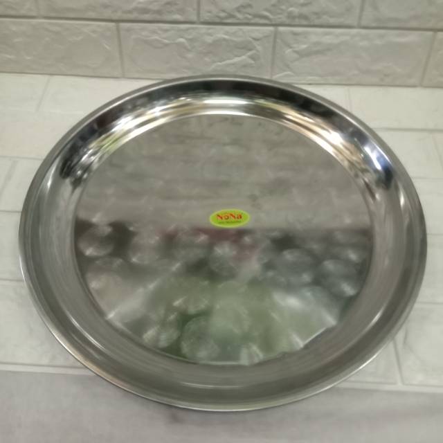 Jual NAMPAN BULAT STAINLESS STEEL 50 40 30 CM | Shopee Indonesia