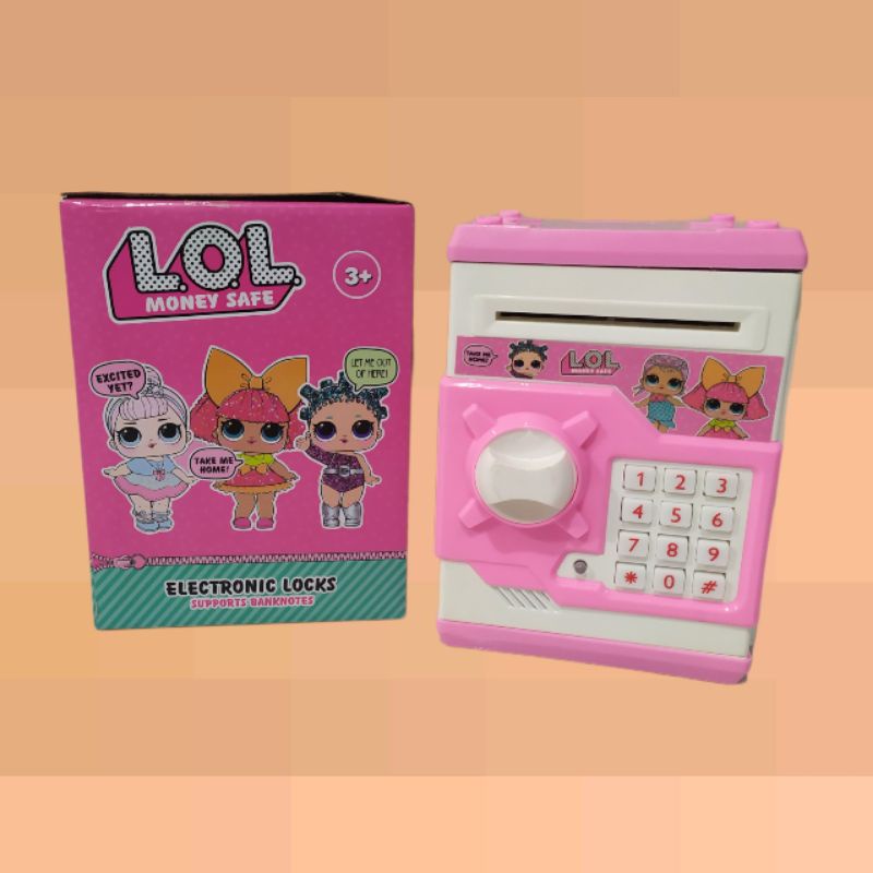 Jual mainan edukasi mesin atm LOL celengan menabung anak dan hobi anak ...