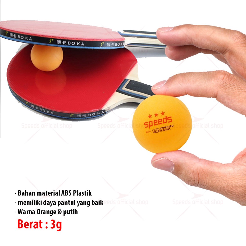 Jual SPEEDS Bola PingPong Bola Tenis Meja Tennis Table Ball Bola Pingpong Tenis Meja 032-8 ...