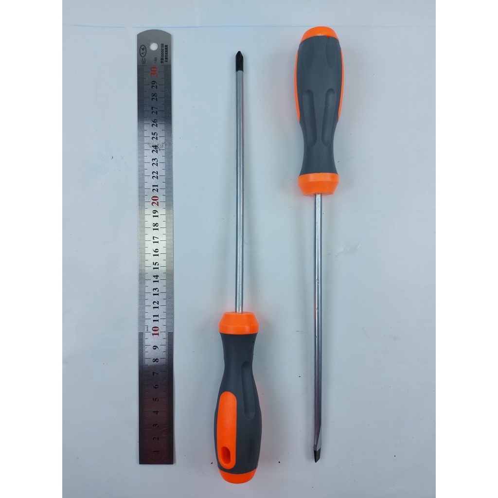 Jual Obeng PLUS + 8" MM Obeng karet rubber plus + Ujung Magnet | Shopee ...