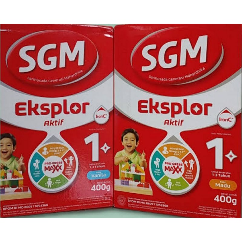 Jual SGM Eksplor 1 Plus 400 gram / SGM 1+ 400g / SGM 1 plus Madu dan ...