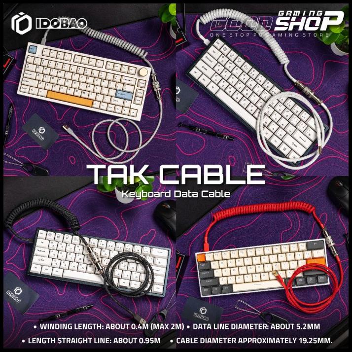 Jual Idobao Plugs And Unpluggs Data Lines Tak Coiled Cable | Shopee ...