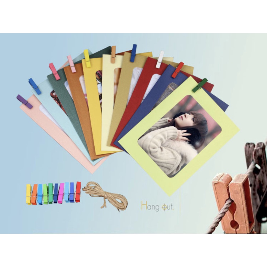 Jual frame foto metalik warna-warni/ frame foto murah/ frame foto ...