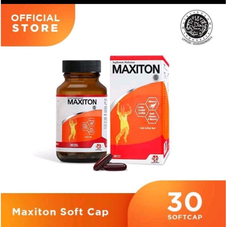Jual maxiton multivitamin 30softgels | Shopee Indonesia
