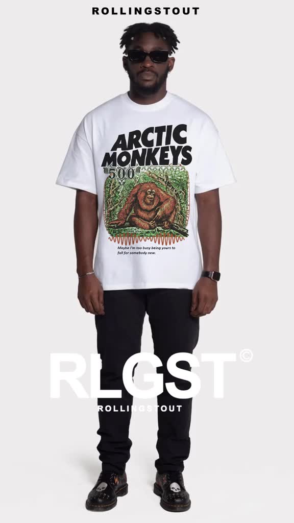 Jual Rollingstout - Rose Brand White Short Tee | BAJU MUSIK METAL ROCK | Shopee Indonesia