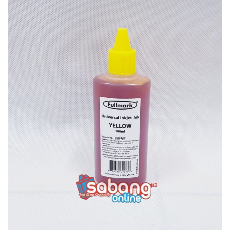 Jual TINTA INKJET UNIVERSAL FULLMARK 100ML / TINTA FULLMARK 100ML ...