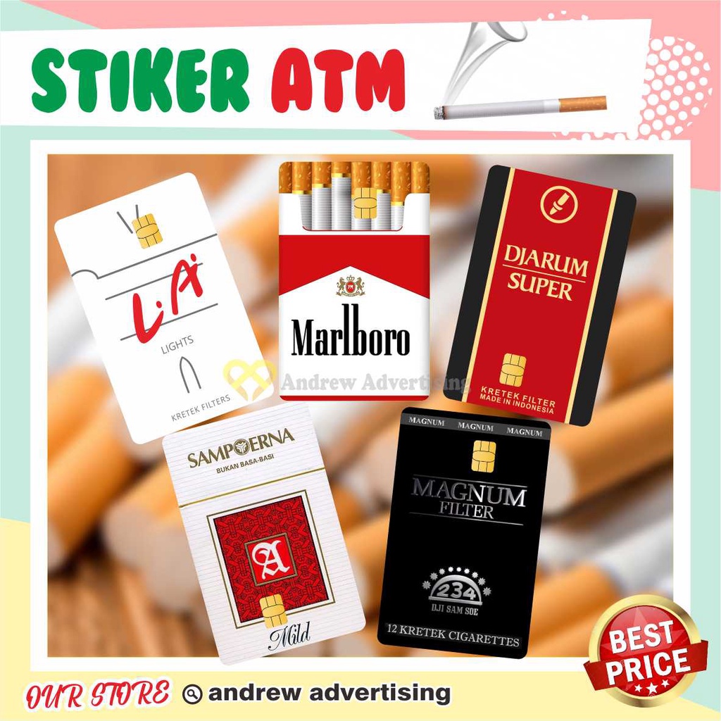 Jual STIKER ATM SMOKING ROKOK | GARSKIN / STIKER KARTU ATM / SKIN KARTU ...
