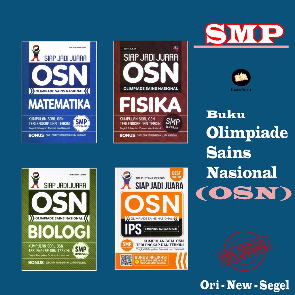 Jual Buku Olimpiade OSN SMP Matematika Fisika Biologi IPS | Shopee Indonesia