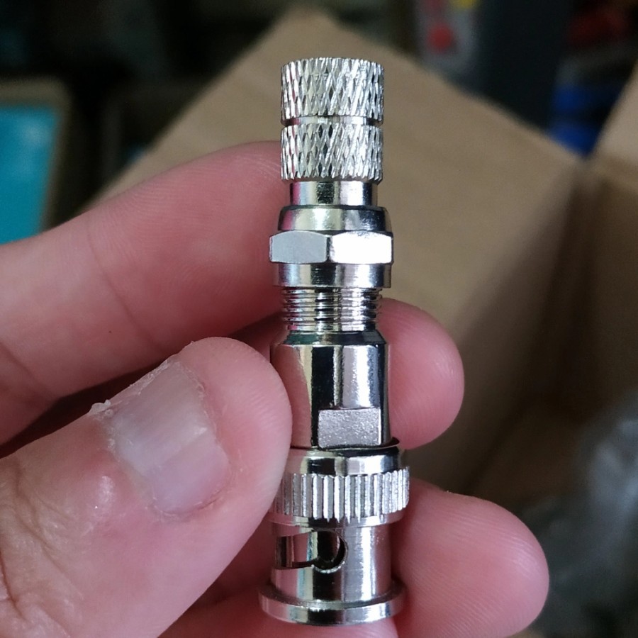 Jual BNC Taiwan Connector Grade A untuk kabel CCTV | Shopee Indonesia