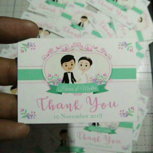 Jual Sticker Ucapan Thank You | Shopee Indonesia