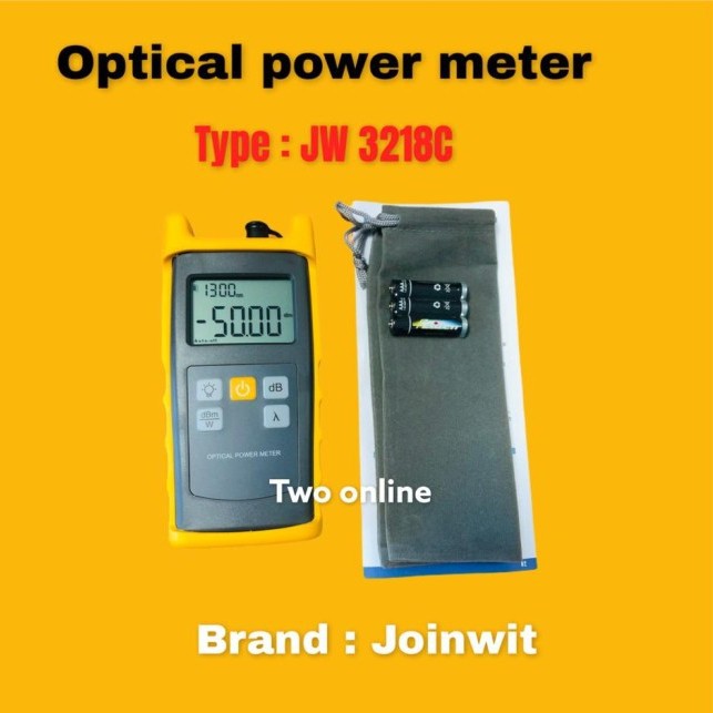 Jual OPM optical power meter JW3218C OPM JOINWIT 3218 C FIBER OPTIC FO ...