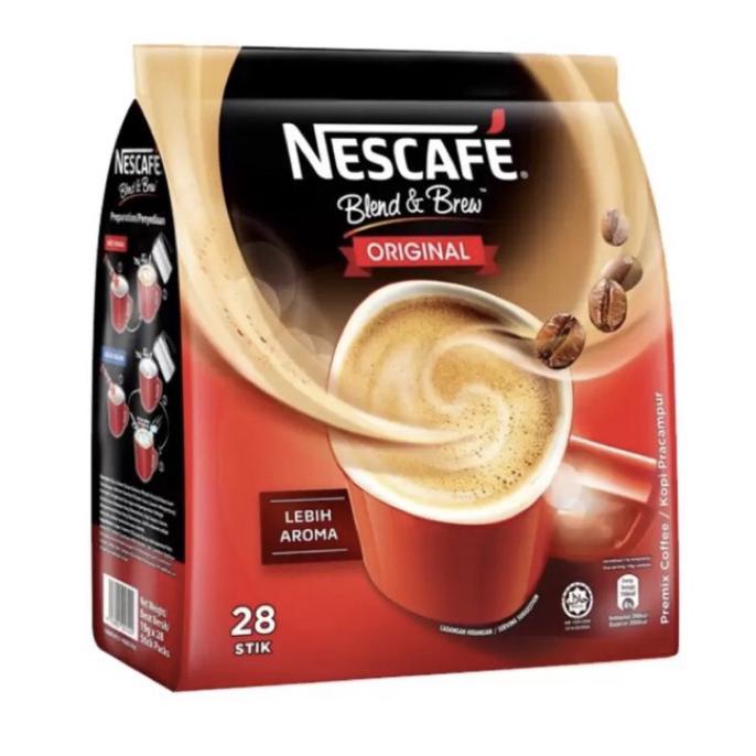Jual NESCAFE BLEND BREW ORIGINAL MALAYSIA | Shopee Indonesia