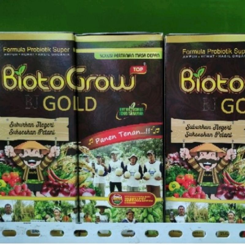 Jual Pupuk Probiotik Super BIOTOGROW GOLD 1Liter | Shopee Indonesia