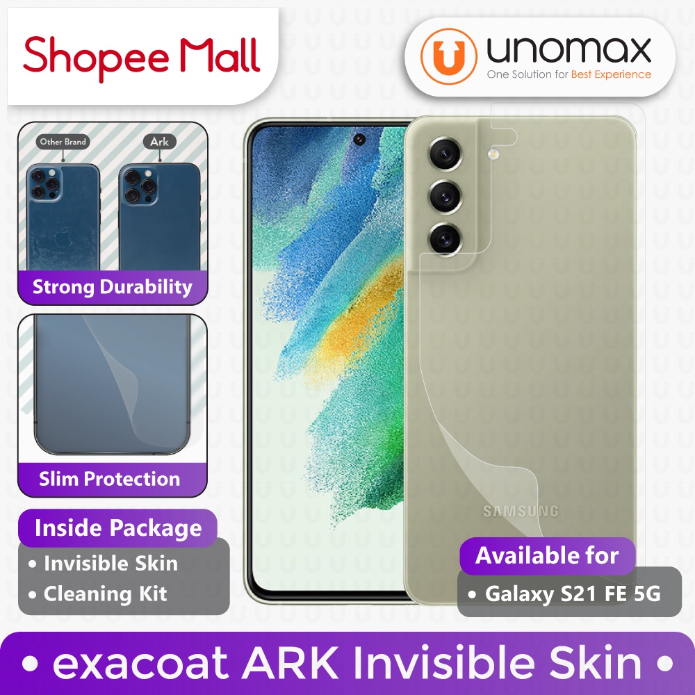 Jual Skin Samsung Galaxy S21 FE 5G Ark by Exacoat Back Protector ...