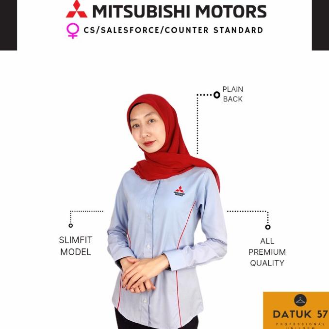 Jual Seragam Kemeja Mitsubishi Counter Hijab (Wanita) | Shopee Indonesia
